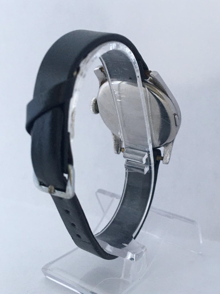 Vintage 1950s Stainless Steel Gruen Veri-Thin Precision Mechanical ...