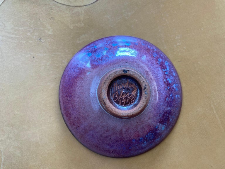 Vintage 1958 Harding Black Bowl at 1stDibs