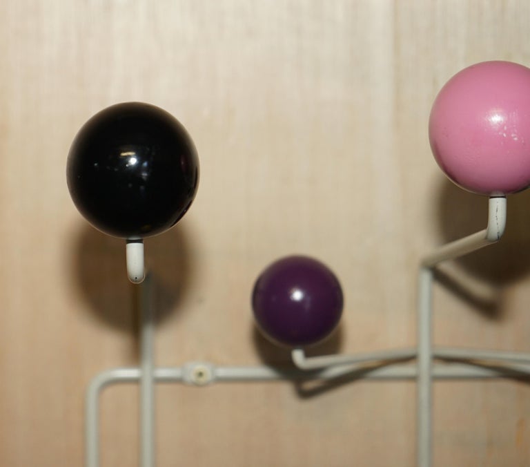 Vintage 1960's Atomic Coat Rack for Hats Scarves Coats and Gloves Very ...
