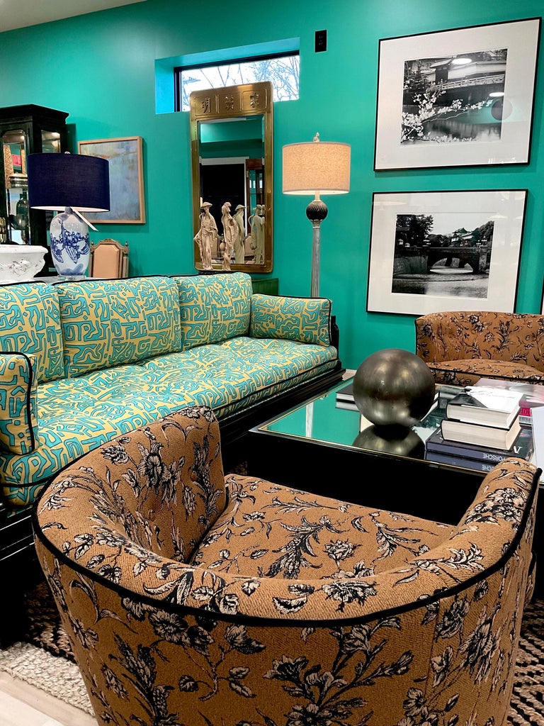 Vintage 1960s Flair Club Chairs by Bernhardt Newly Renovated, a Pair ...