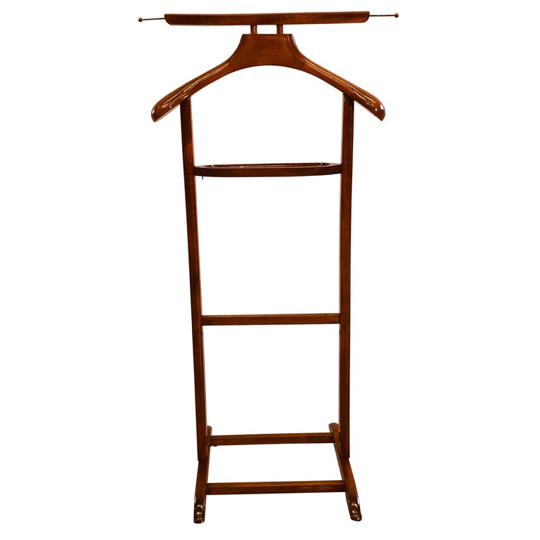 Vintage 1960s Maple Wood Valet Stand at 1stDibs