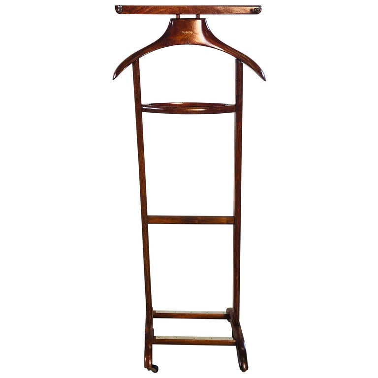 Vintage 1960s Men’s Bedroom Valet Stand on Wheels at 1stDibs