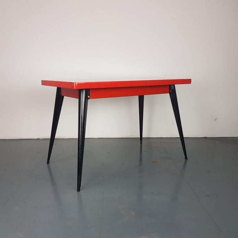 Vintage 1960s Model 55 Table by Jean Pauchard for Tolix For Sale at 1stDibs