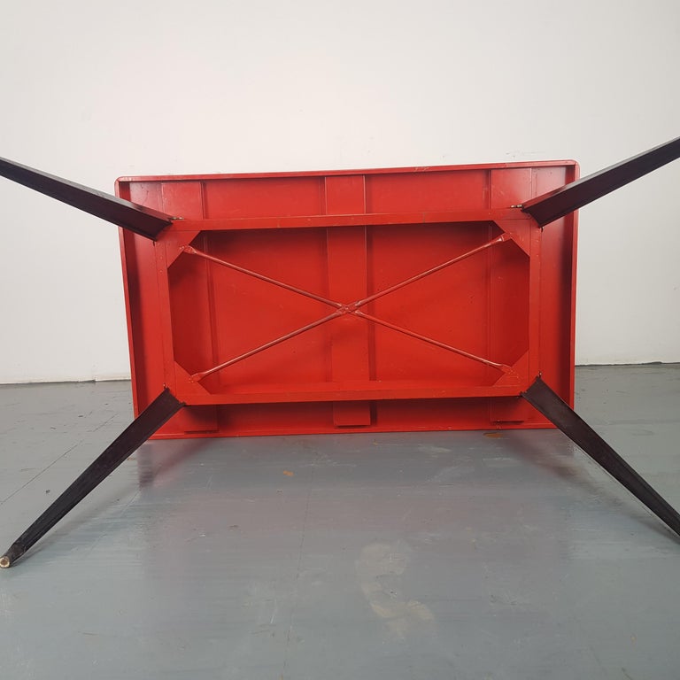 Vintage 1960s Model 55 Table by Jean Pauchard for Tolix For Sale at 1stDibs
