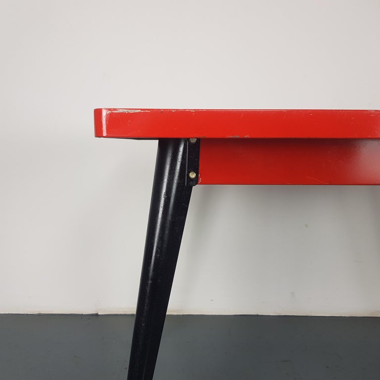 Vintage 1960s Model 55 Table by Jean Pauchard for Tolix For Sale at 1stDibs