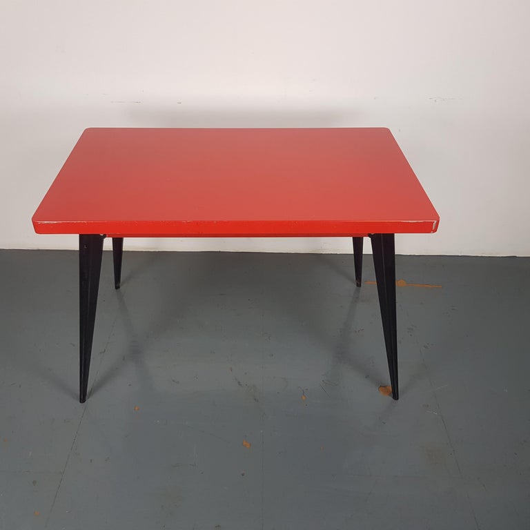 Vintage 1960s Model 55 Table by Jean Pauchard for Tolix For Sale at 1stDibs
