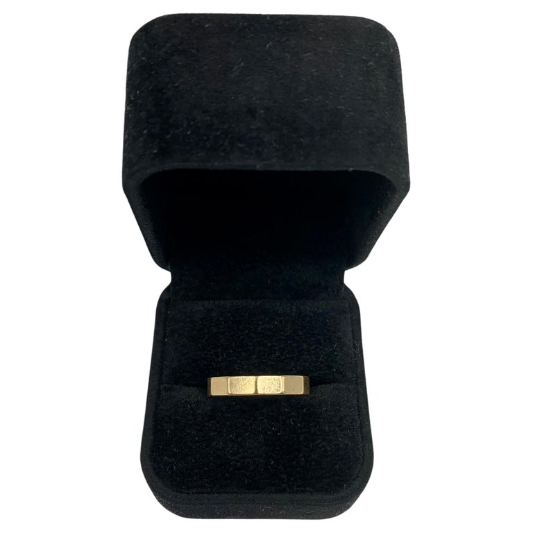 Vintage 1960s Modernist Dodecagon 14k Yellow Gold Band Rind For Sale at ...