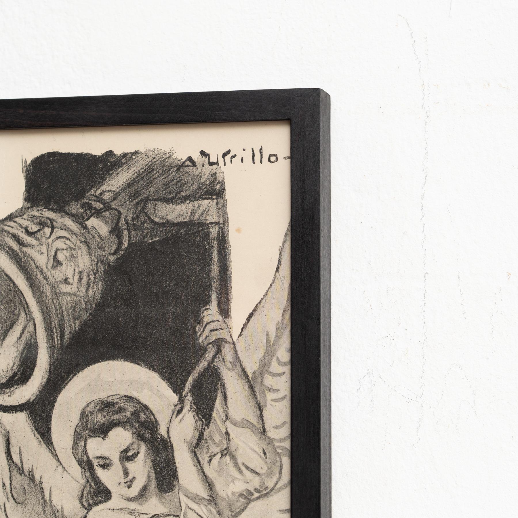 Vintage 1960s Religious Typographic Poster – Editorial Balmes ...