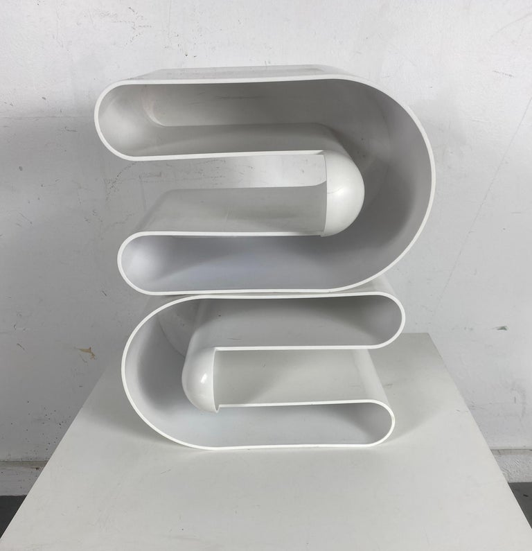 Vintage 1960s Rodolfo Bonetto Abstract Plastic Magazine Holder Vessel ...