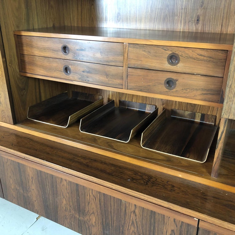Vintage 1960s Rosewood Wall Unit by Robert Heritage for Archie Shine ...