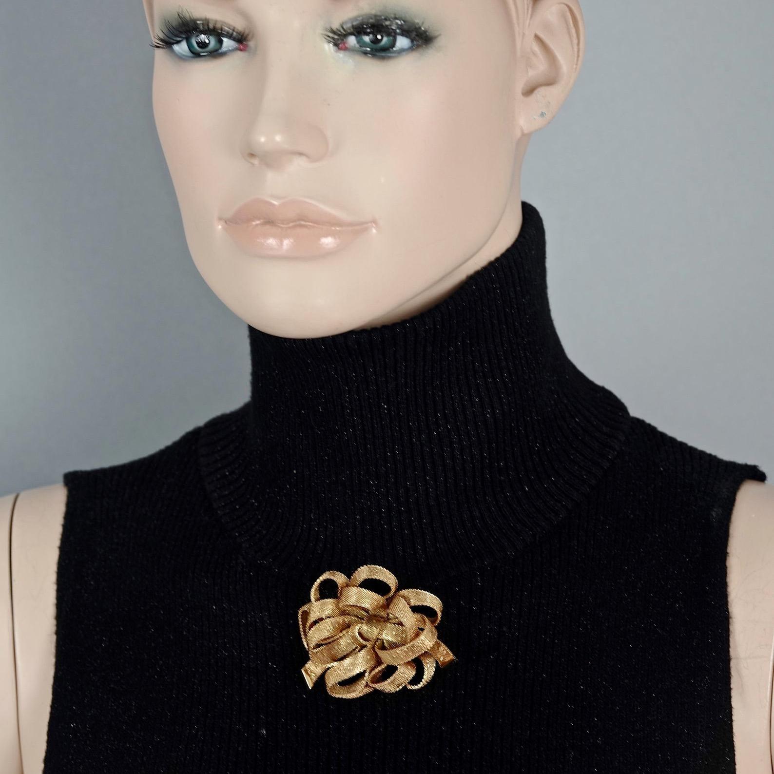 Vintage 1964 CHRISTIAN DIOR Mesh Ribbon Brooch at 1stDibs | christian ...