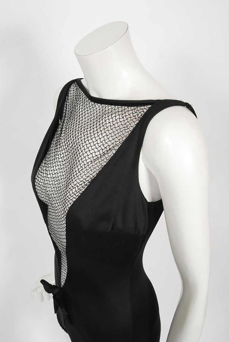 Vintage 1964 Cole of California Documented Black Fishnet 'Scandal Suit ...