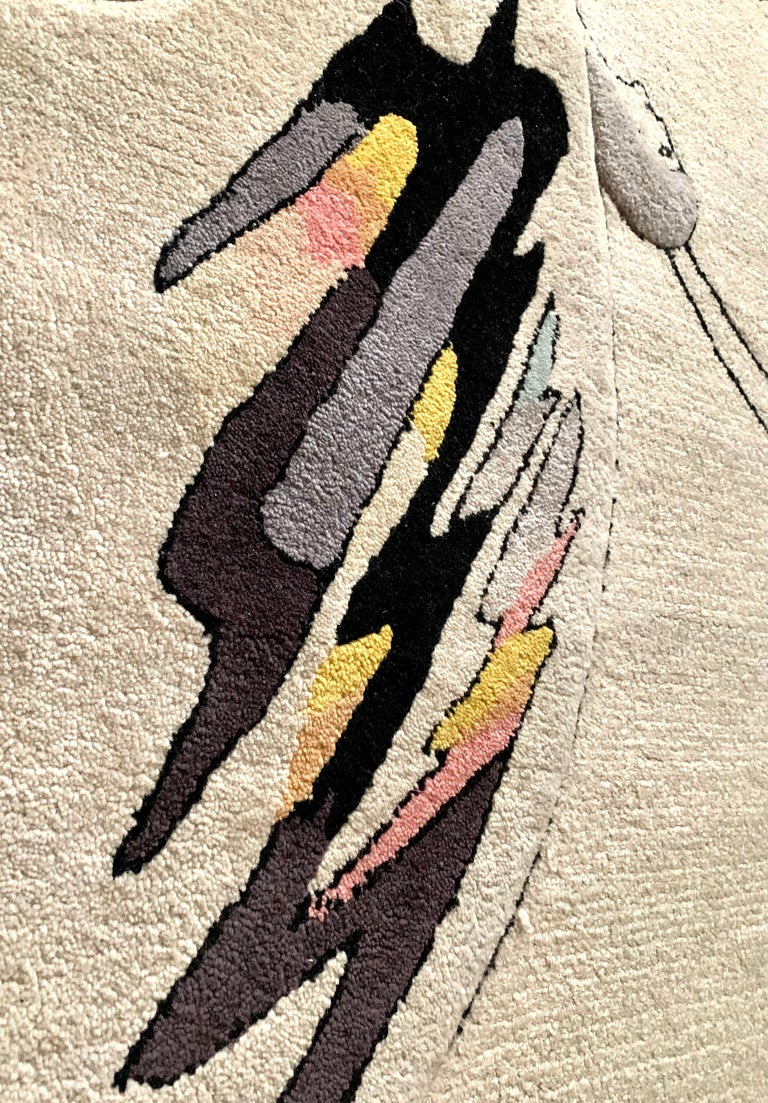 Vintage 1970's Burt Groedel Edward Fields Sculptured Wool Carpet ...