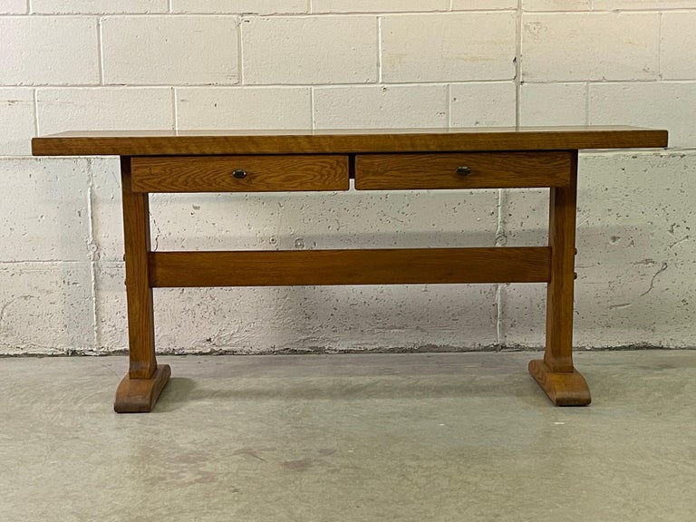 Vintage 1970s Conant Ball Console Table at 1stDibs