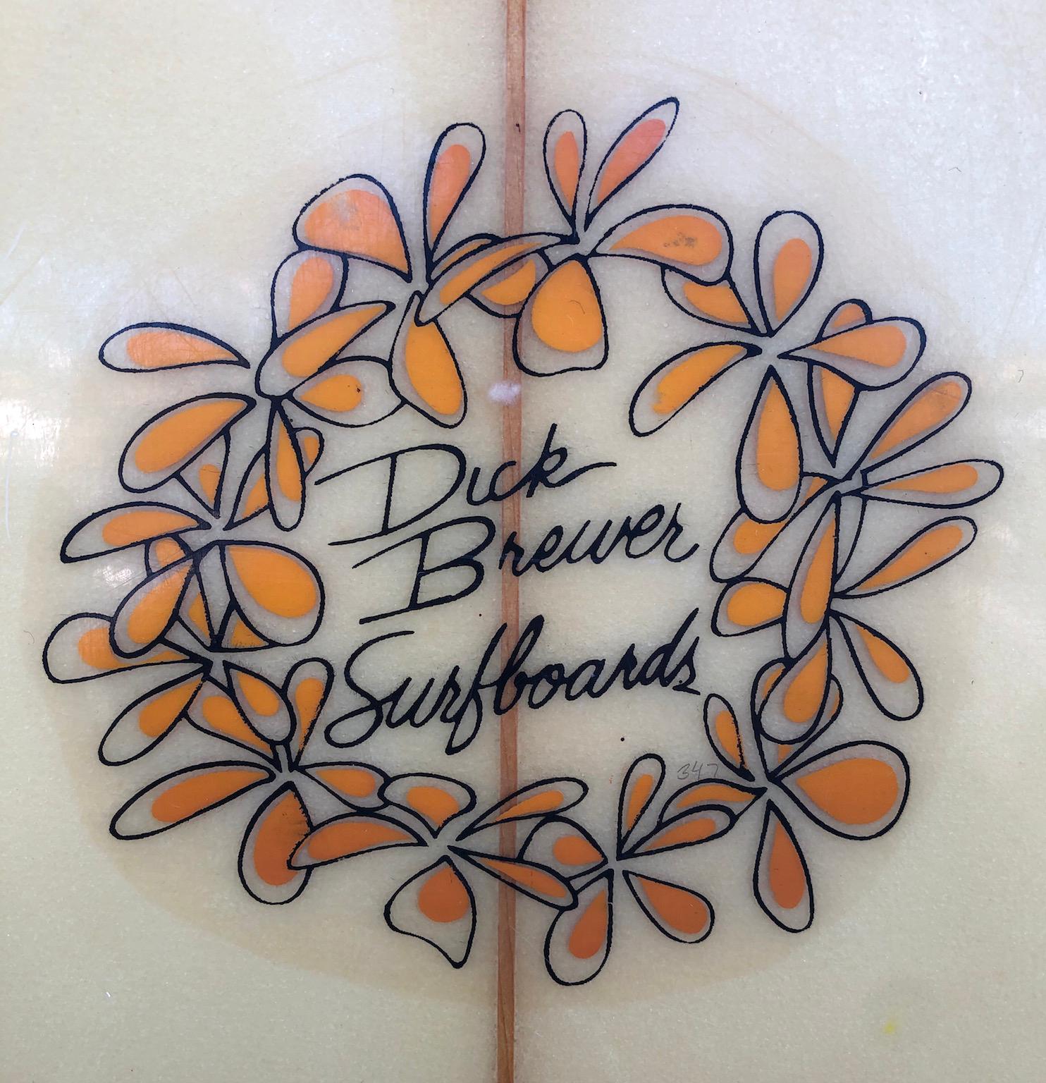 Vintage 1970s Dick Brewer Surfboard by Dick Brewer and Steve Dunham at ...