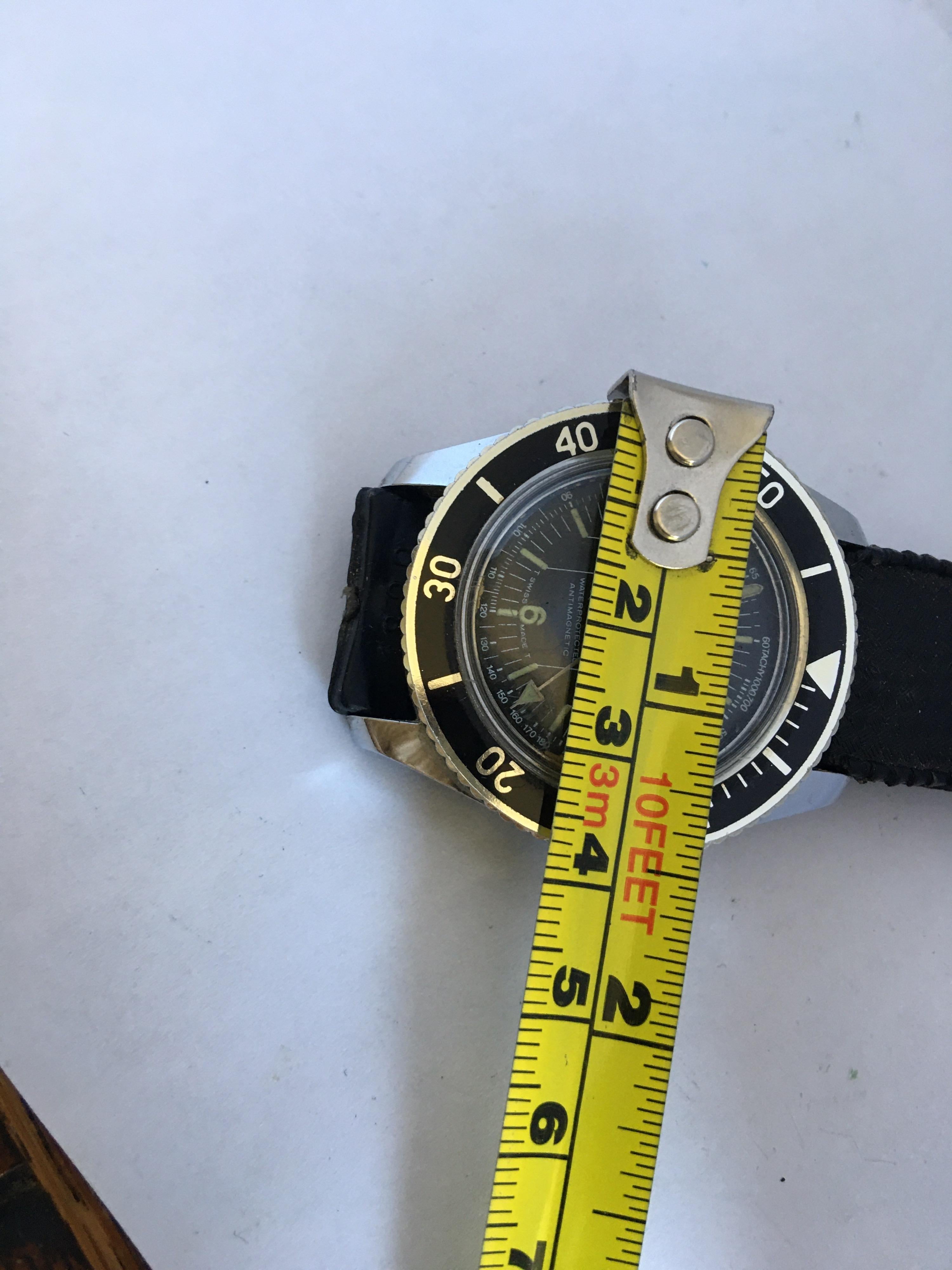 Vintage 1970s Diver's Mechanical Swiss Watch at 1stDibs | adrem watch ...