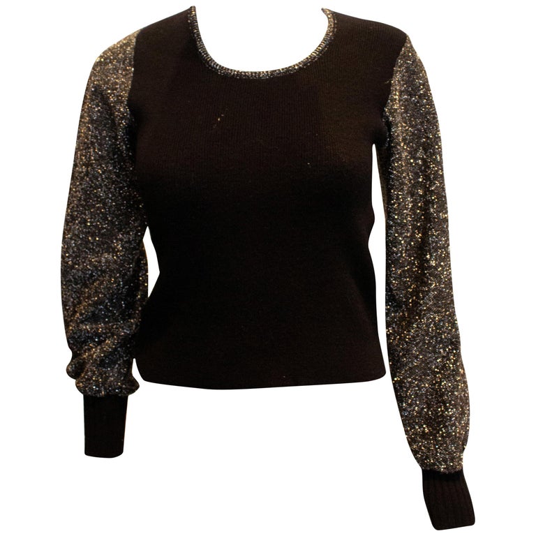 Vintage 1970s Evening Sweater For Sale at 1stDibs