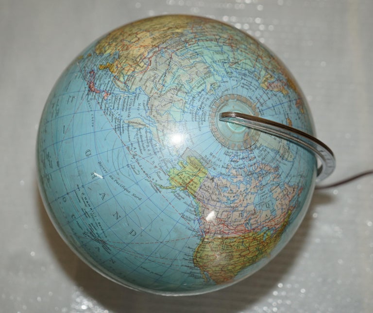 VINTAGE 1970's GLOBE LAMP FULLY REWIRED AND READY TO GO RETRO COOL! For ...