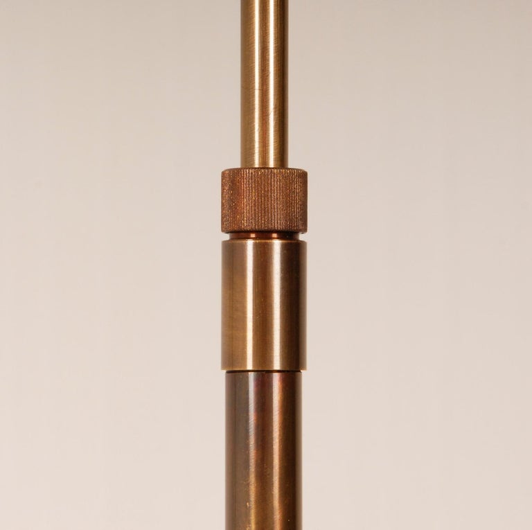 Vintage 1970s Minimalist Solid Brass Bankers Pharmacy Halogen Reading ...