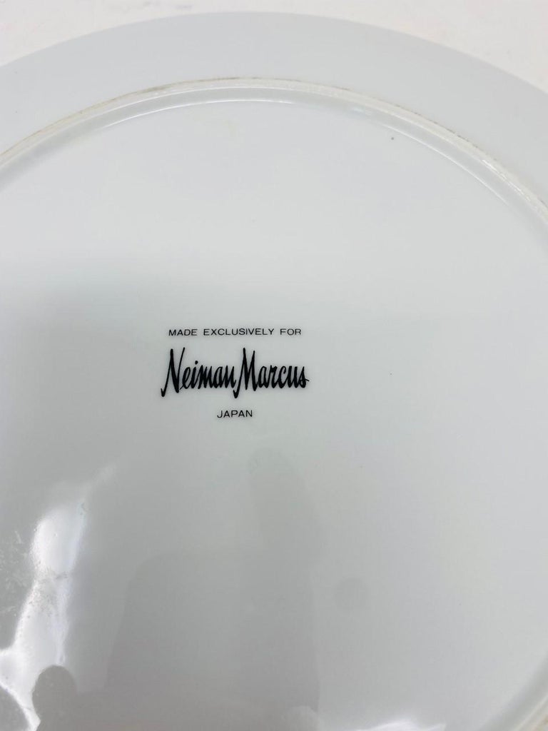 Vintage 1970s Neiman Marcus Malachite Porcelain Plates 'Set of 10' For ...