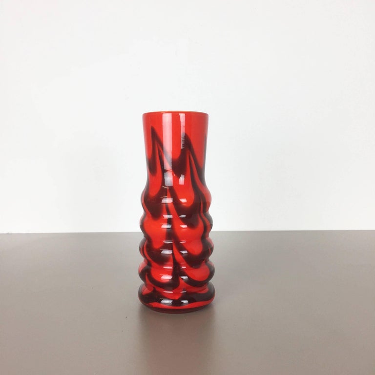 Vintage 1970s Opaline Florence Vase Designed by Carlo Moretti, Italy ...
