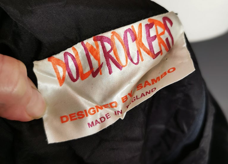 Vintage 1970s Polka dot maxi dress, Dolly Rockers For Sale at 1stDibs