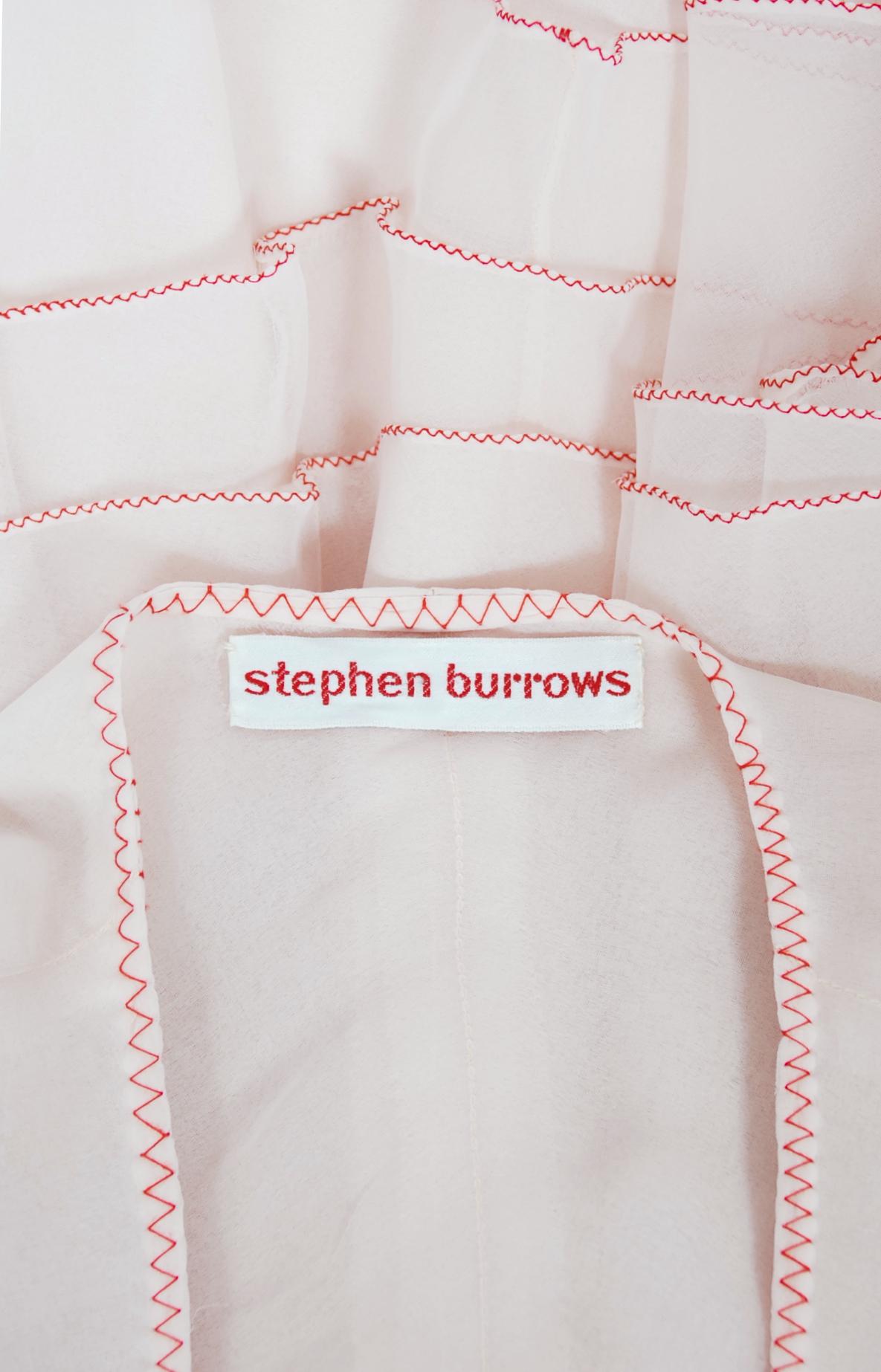 Vintage 1970's Stephen Burrows Pale-Pink Layered Chiffon Wrap Blouse ...