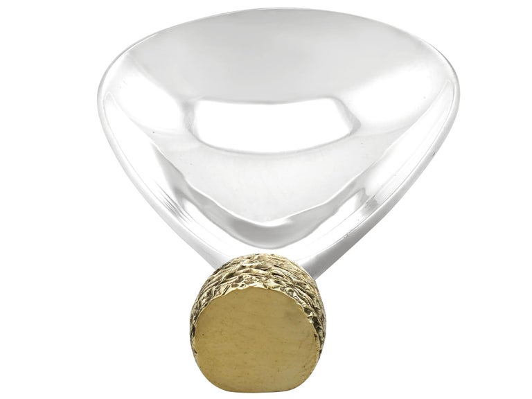 Vintage 1974 Sterling Silver Caddy Spoon For Sale at 1stDibs