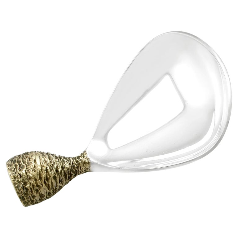 Vintage 1974 Sterling Silver Caddy Spoon For Sale at 1stDibs