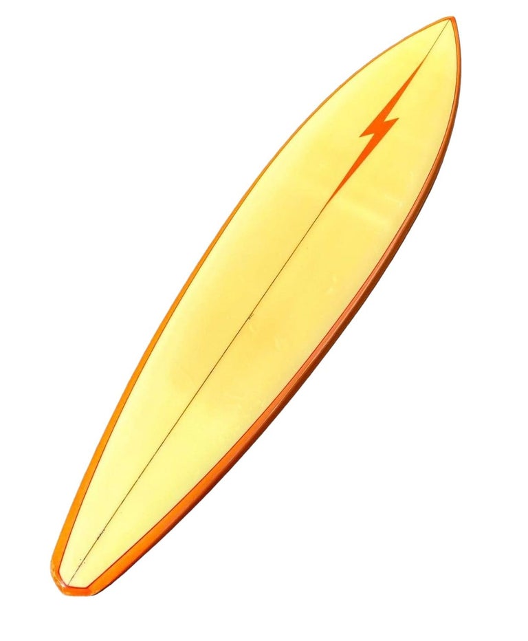 Vintage 1975 Gerry Lopez Shaped Lightning Bolt Surfboard at 1stDibs