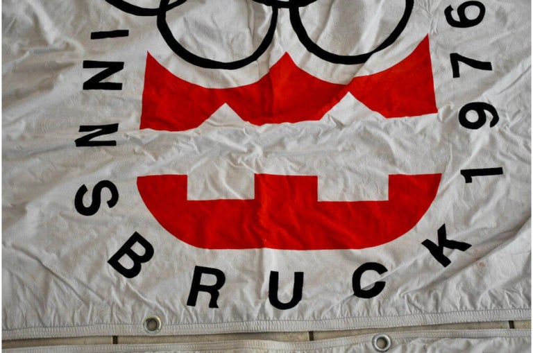 Vintage 1976 Winter Olympics Departure and Arrival Banner 1H76 For Sale ...