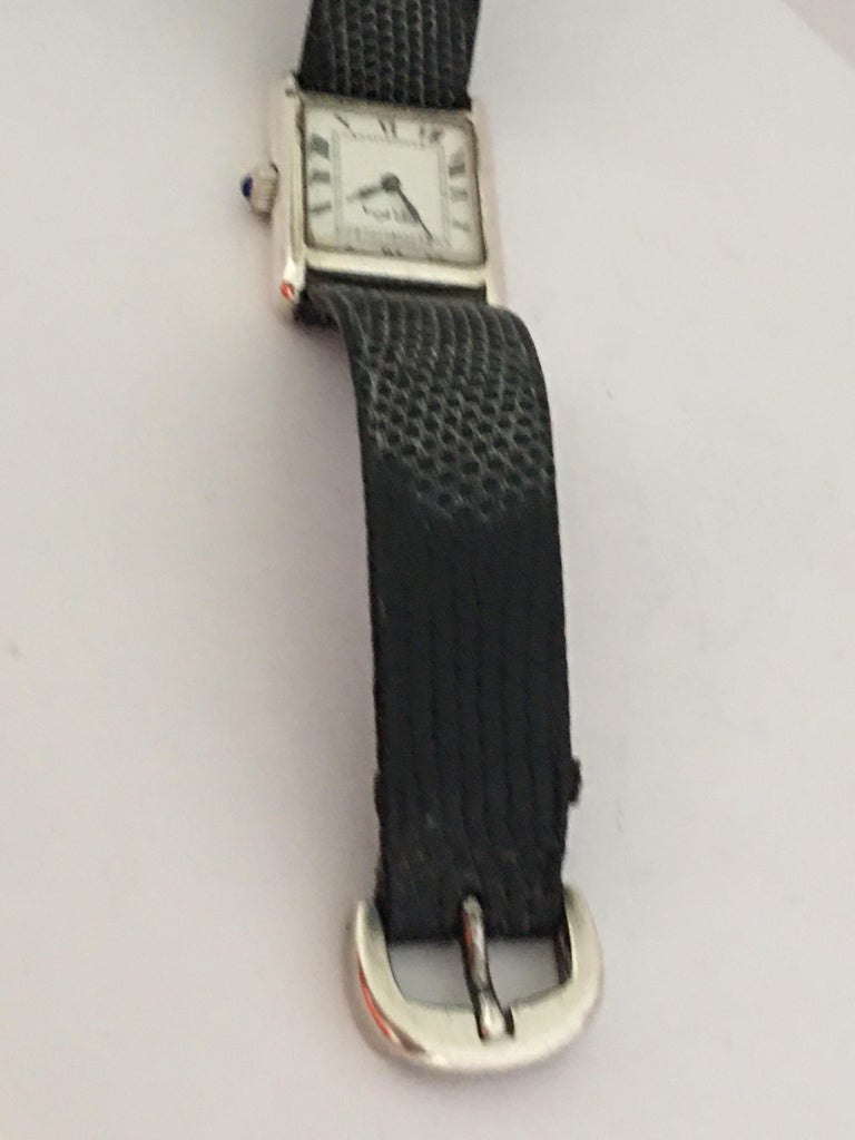 Vintage 1977 Roy King Solid Silver Tank Watch at 1stDibs | roy king ...