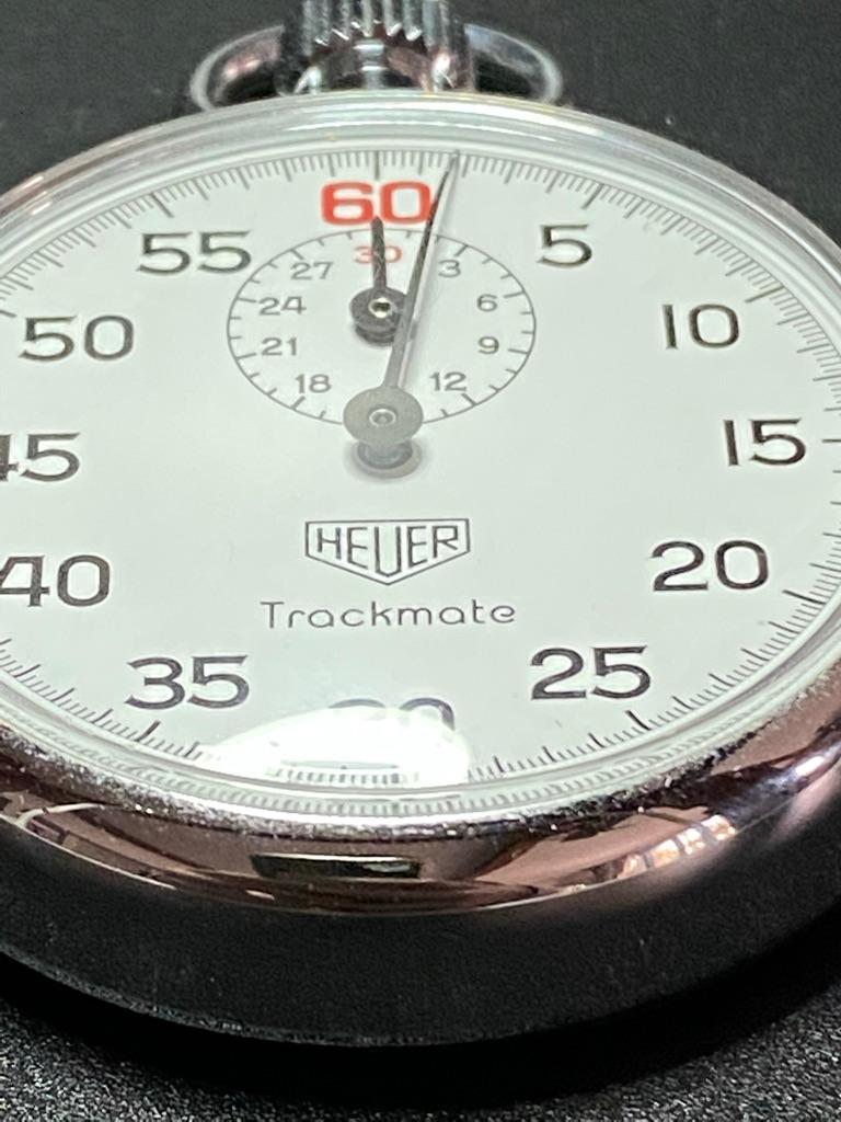 Vintage 1978 Heuer Trackmate Ref. 592 Mechanical Stopwatch, Swiss Made ...