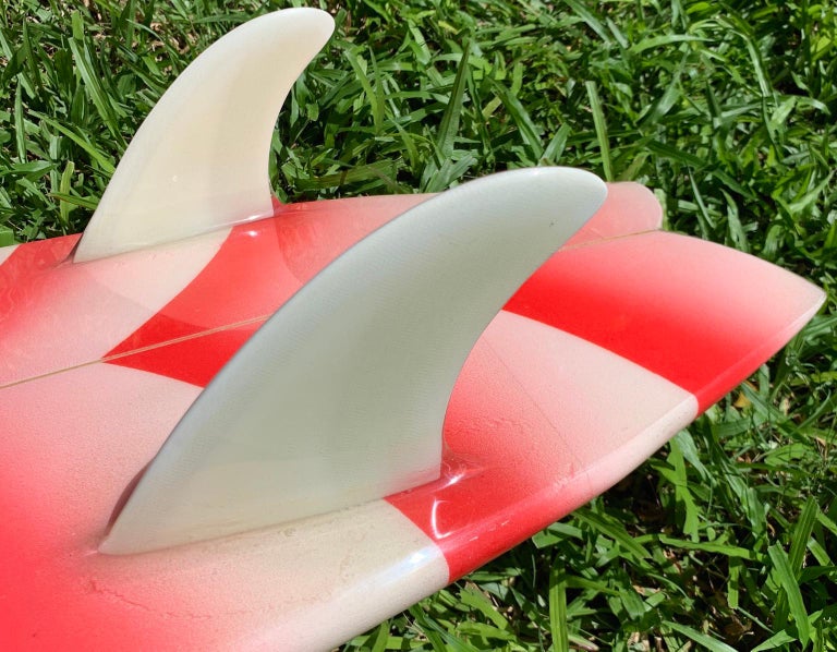 Vintage 1980 McCoy Twin Fin Surfboard by Greg Pautsch For Sale at 1stDibs