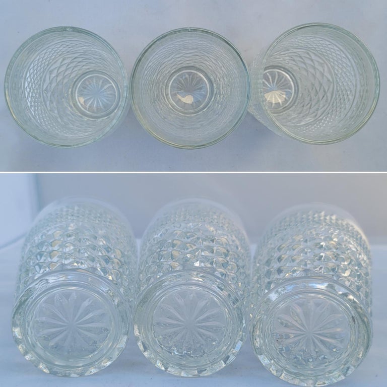 Vintage 1980s Anchor Hocking "Wexford" Flat Iced Tea Glasses, Set of 3 ...