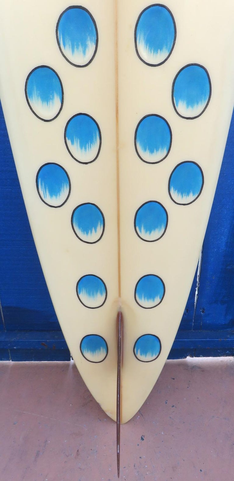 Vintage 1980s Blue Water Hawaii Big Wave Surfboard For Sale at 1stDibs