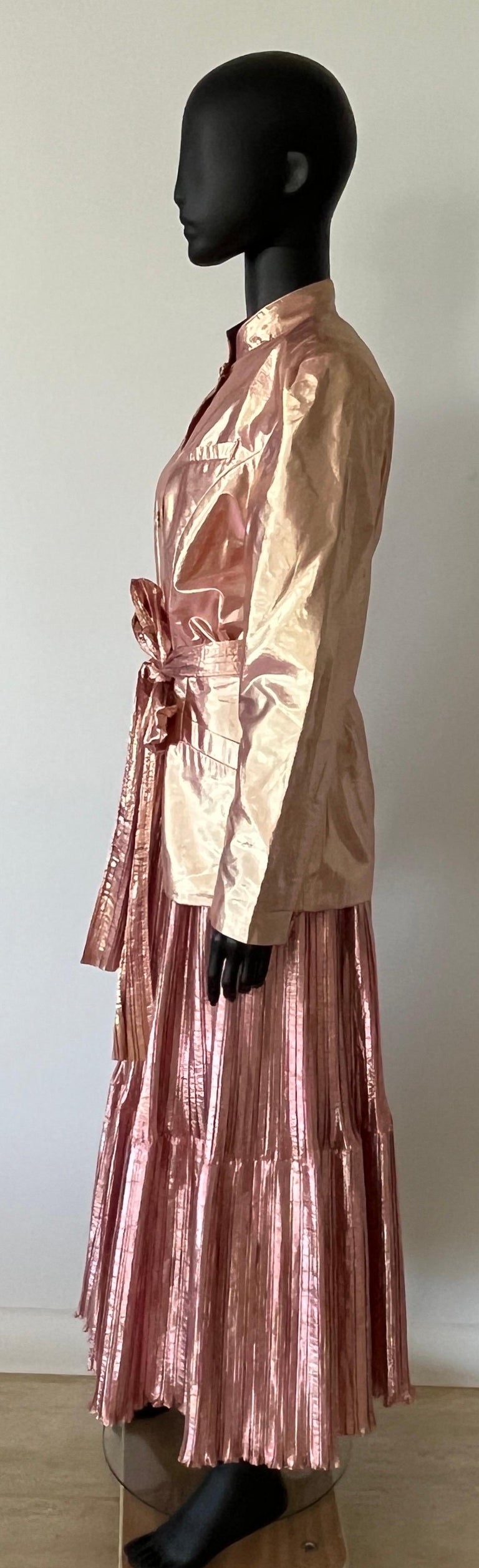 Vintage 1980s Iconic John Cavill of Australia plissé pleat skirt suit ...