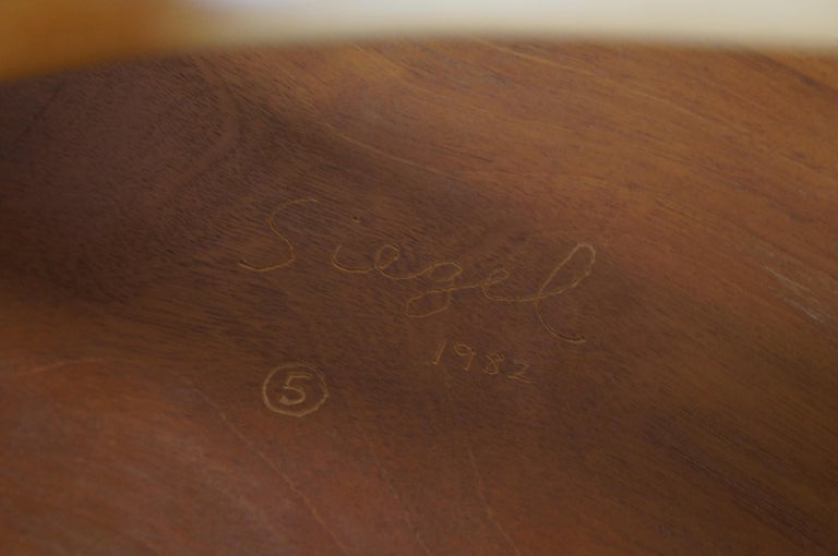 Vintage 1982 Alan Siegel Sculptural Modern Maple Accent Arm Chair ...