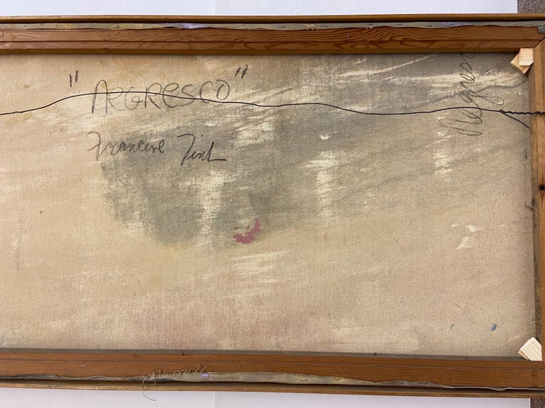 Vintage 1985 Francine Tint Large Abstract Expressionist Contemporary ...