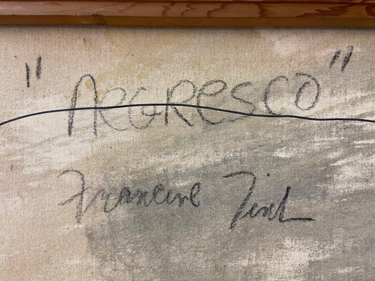 Vintage 1985 Francine Tint Large Abstract Expressionist Contemporary ...