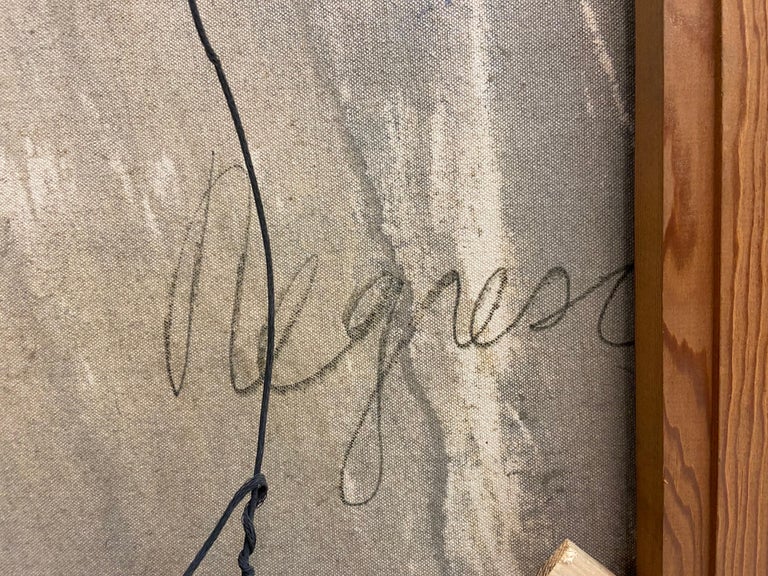 Vintage 1985 Francine Tint Large Abstract Expressionist Contemporary ...