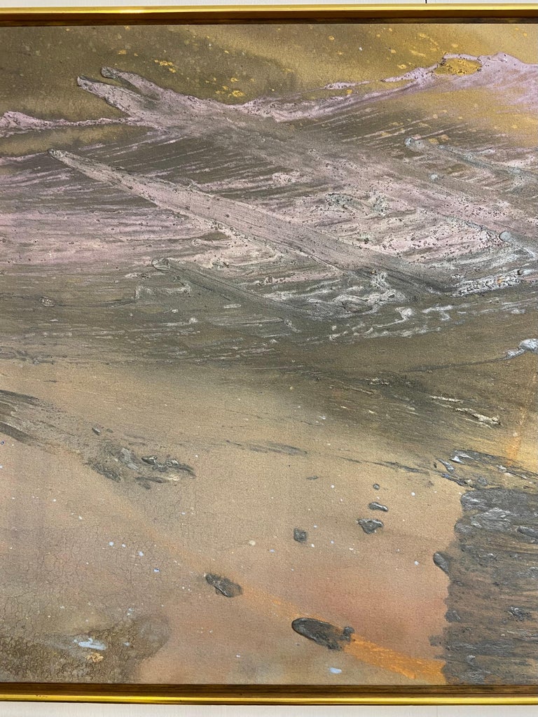 Vintage 1985 Francine Tint Large Abstract Expressionist Contemporary ...