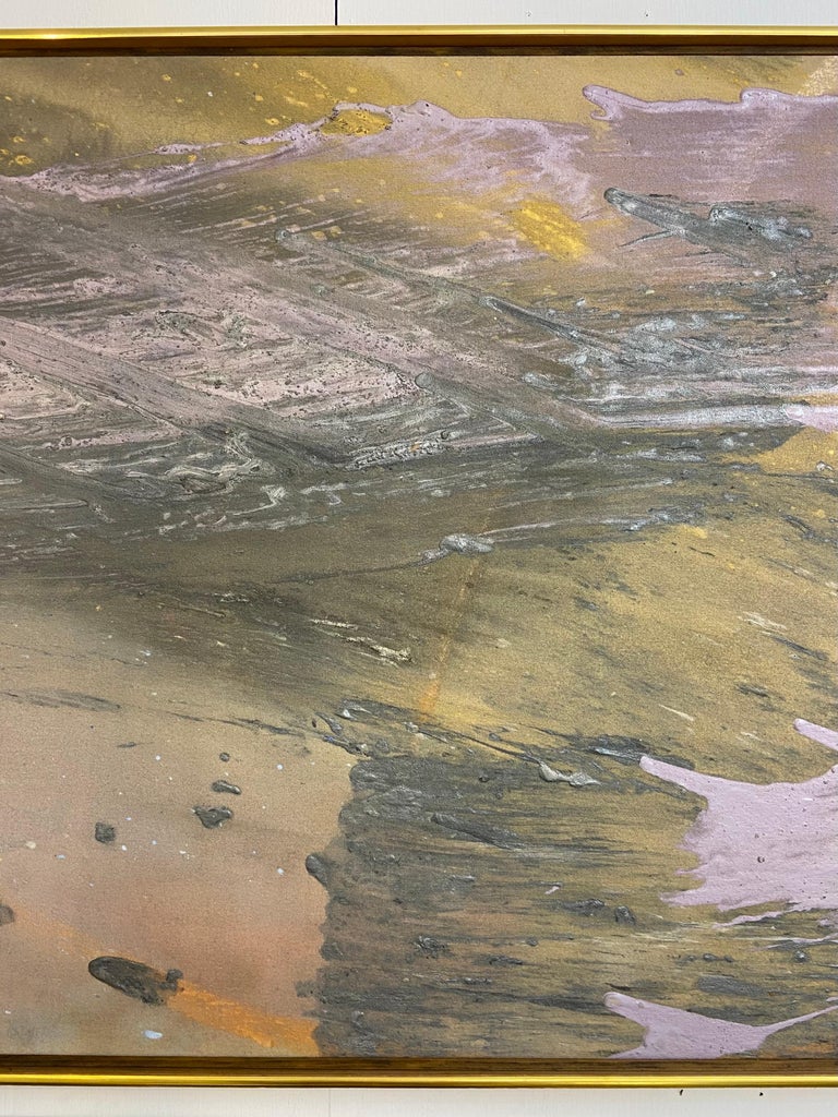 Vintage 1985 Francine Tint Large Abstract Expressionist Contemporary ...