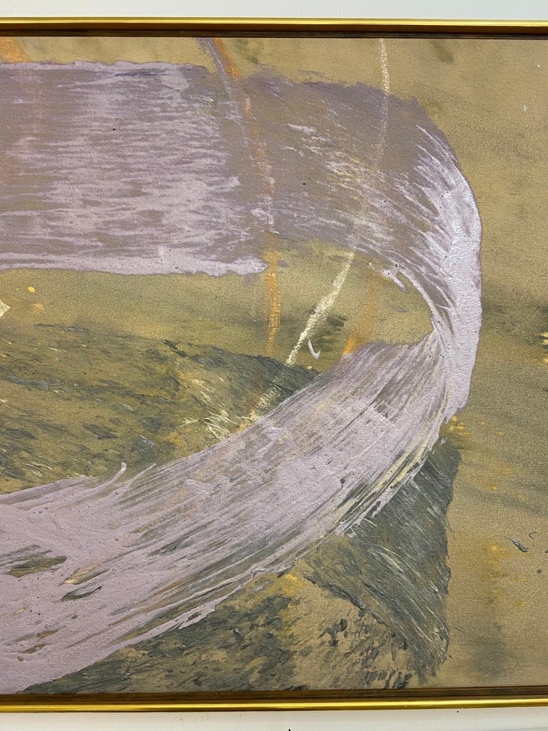 Vintage 1985 Francine Tint Large Abstract Expressionist Contemporary ...