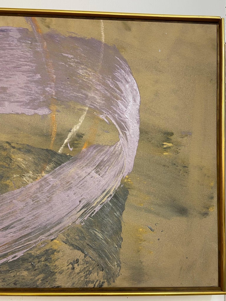 Vintage 1985 Francine Tint Large Abstract Expressionist Contemporary ...