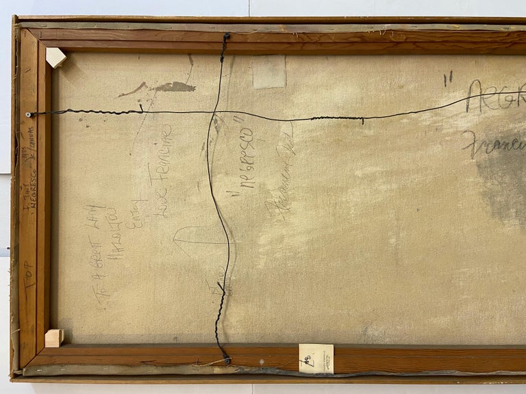 Vintage 1985 Francine Tint Large Abstract Expressionist Contemporary ...