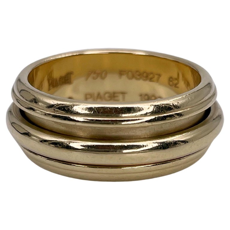Vintage 1990 Piaget “Possession” 18K Yellow Gold Spinning Band Ring at ...