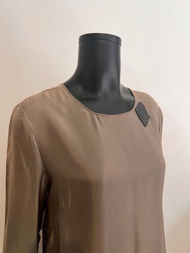 Vintage 1990’s Martin Margiela A line long deconstructed dress with ...