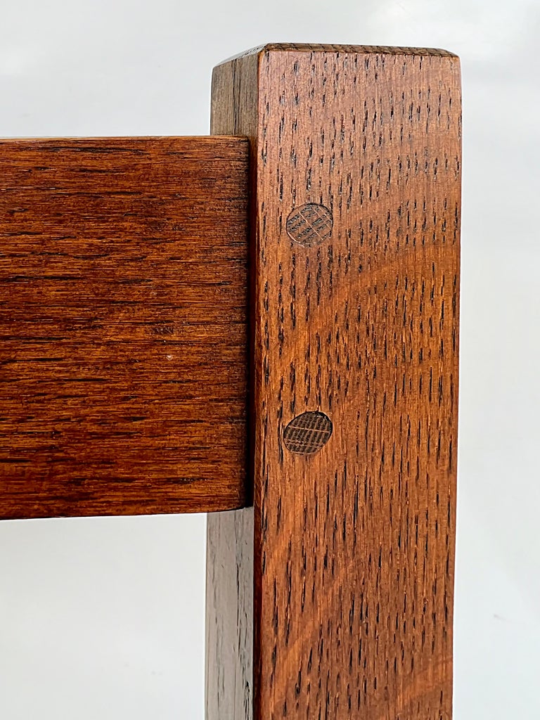 Vintage 1990s Stickley Brothers Oak Mission Lounge Chairs, Pair For ...