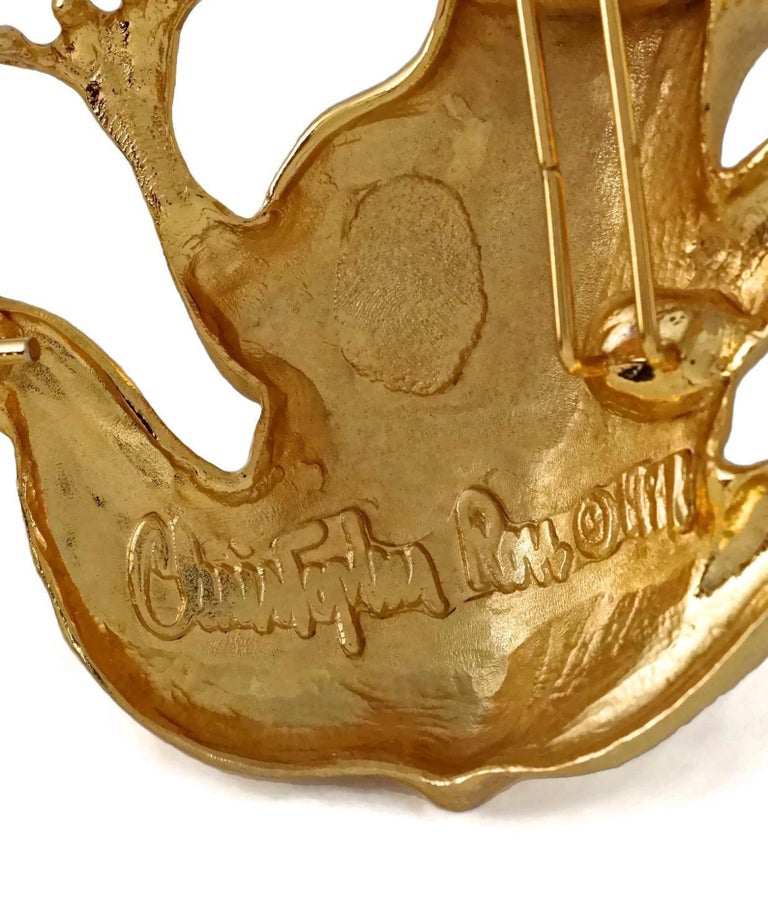 Vintage 1991 CHRISTOPHER ROSS Sculpture Frog Belt Buckle For Sale at ...